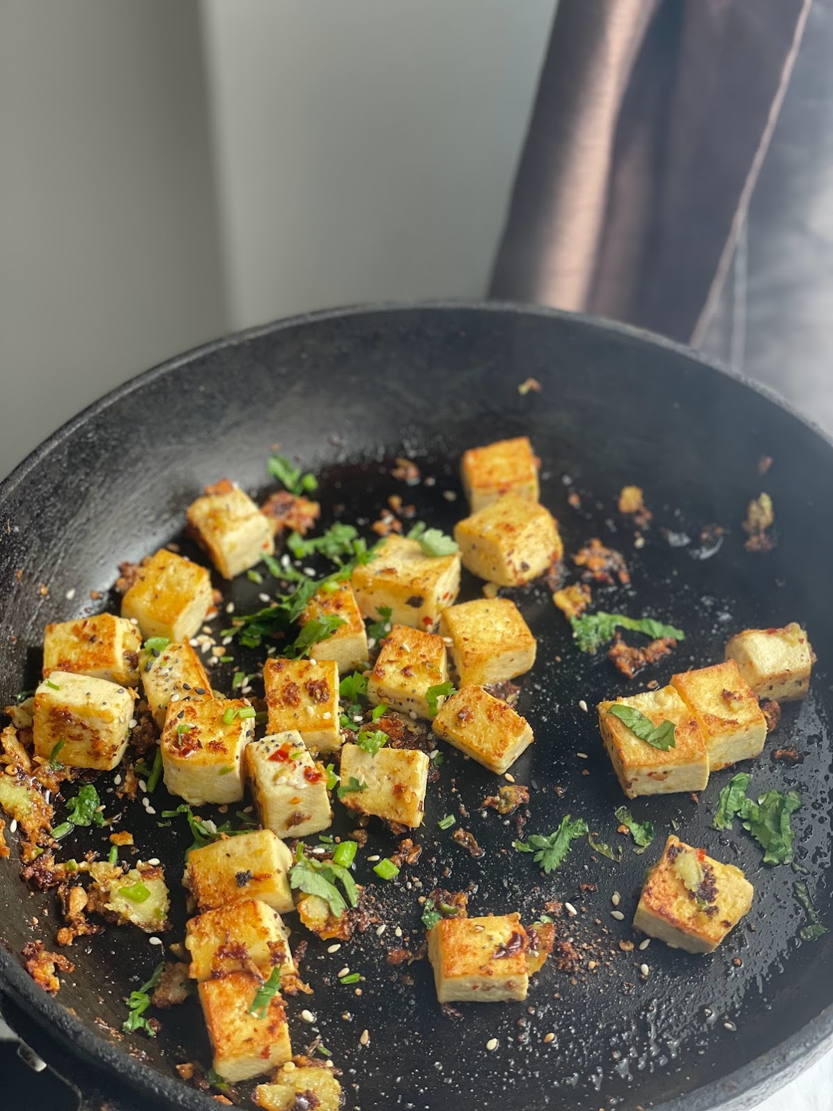 Spicy tofu roast in 10 minutes - Relish The Bite